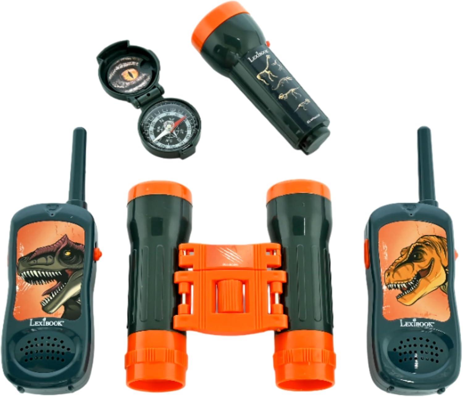LEXiBOOK, Dinosaur, Adventurer Set for Children, Walkie-Talkies 120m ...